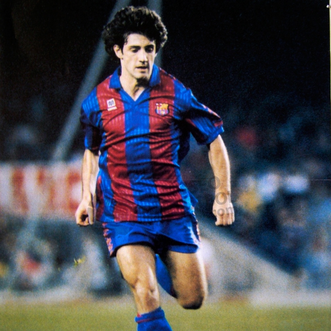 Fc Barcelona 90-92 Home Meyba Shirt #6 BAKERO SS – El Museo del Futbol