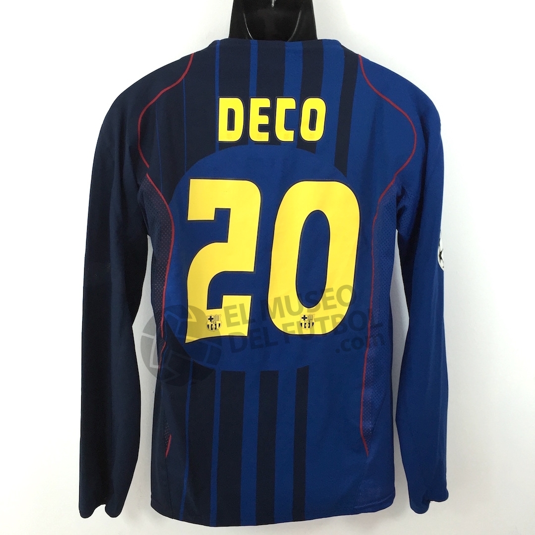 Fc Barcelona 04-05 Away Shirt DECO LS Champions League – El Museo del ...