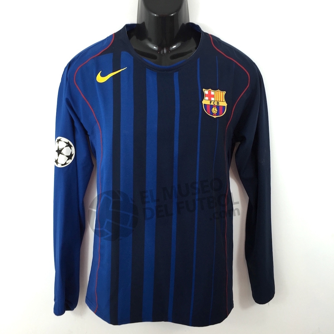 Fc Barcelona 04-05 Away Shirt DECO LS Champions League – El Museo del ...
