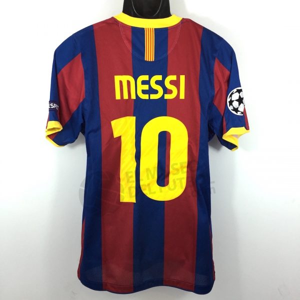 Fc Barcelona 10-11 Home Shirt MESSI SS Champions League Final Wembley ...