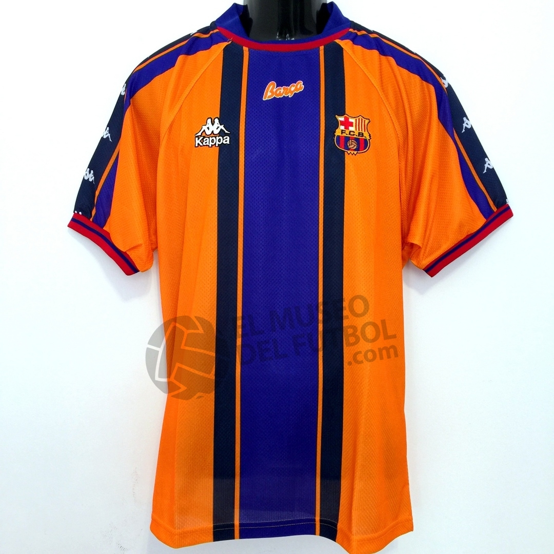 Fc Barcelona 97-98 Away Kappa Shirt SS – El Museo del Futbol