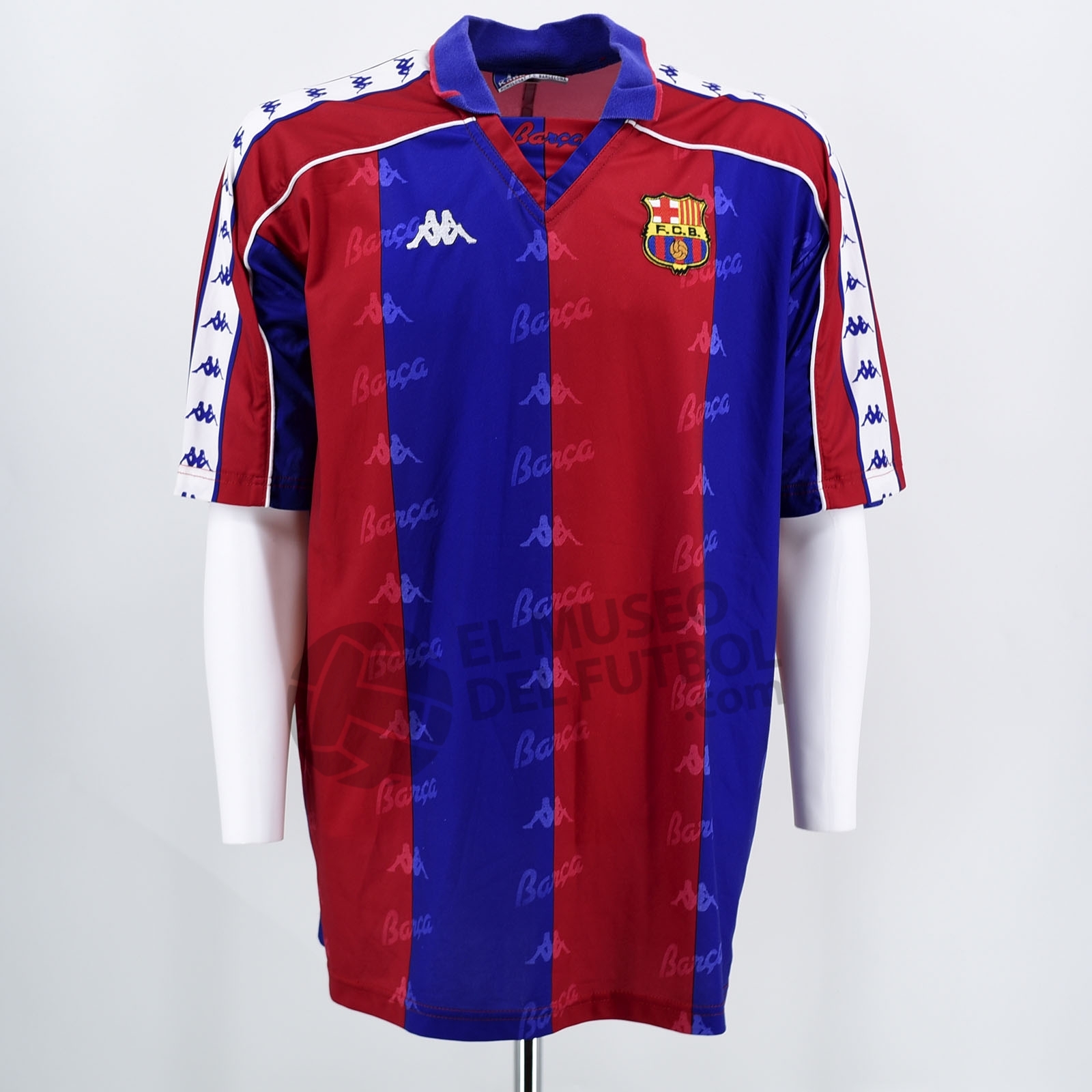 Fc Barcelona 93-94 Home Kappa Shirt #19 – El Museo del Futbol