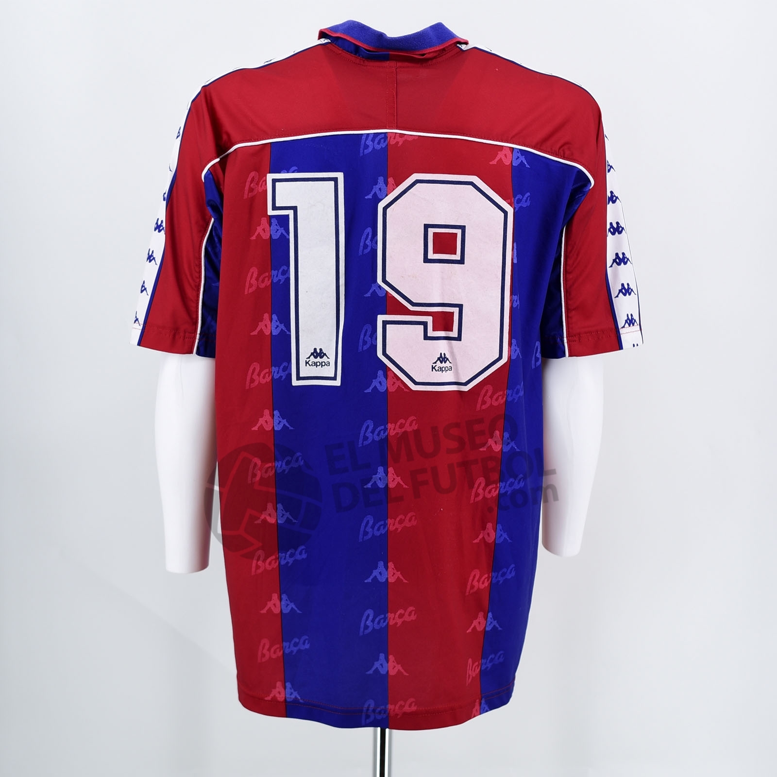 Fc Barcelona 93-94 Home Kappa Shirt #19 – El Museo del Futbol