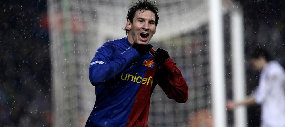 2008-09 Fc Barcelona Home Shirt #10 MESSI (Marató) * – El Museo del Futbol