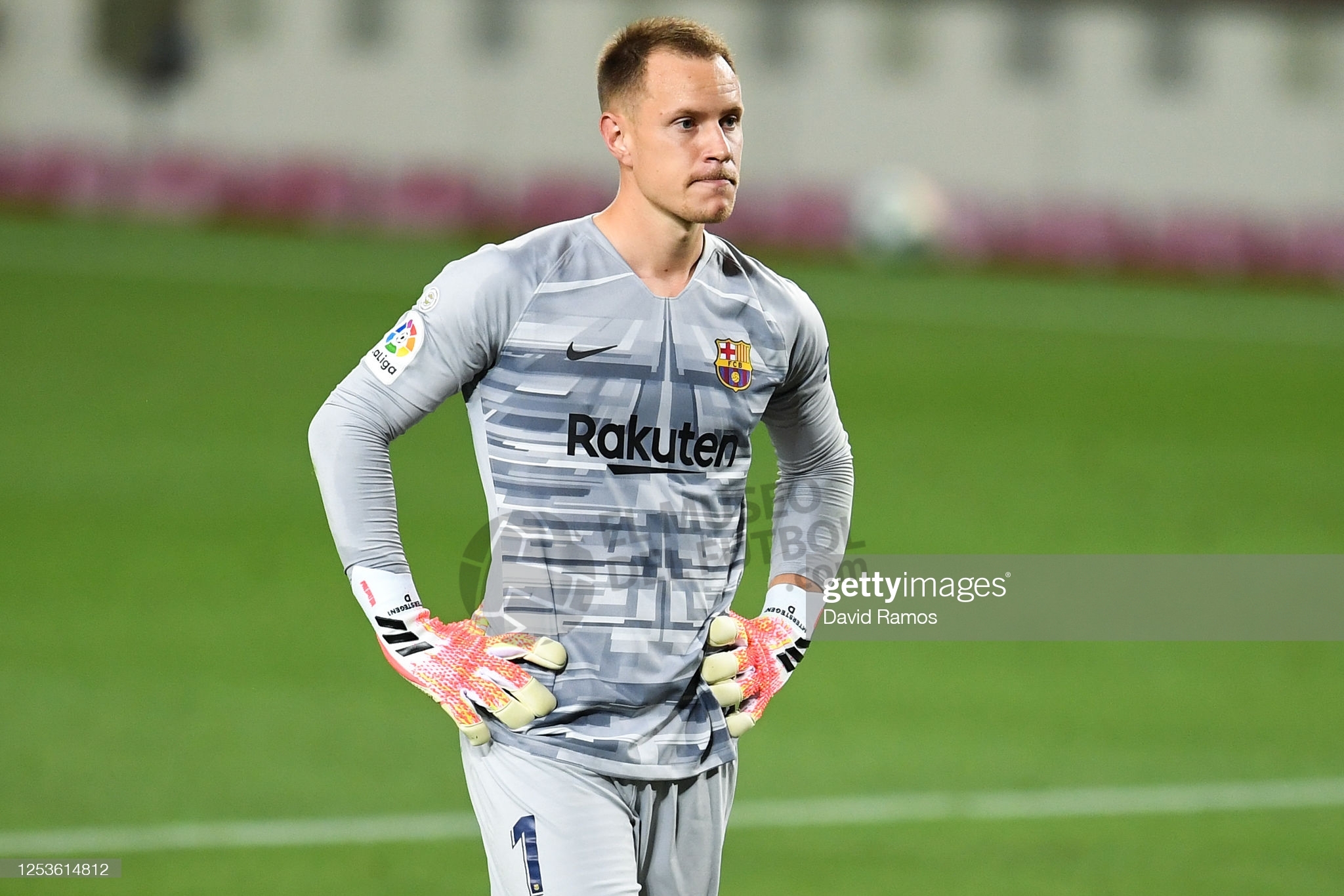 Camiseta Fc Barcelona 2019-20 #1 TER STEGEN Gk Grey La Liga * – El ...